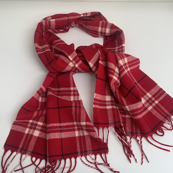 Pendleton | Accessories | Pendleton Red White Black Plaid 0 Wool Unisex ...